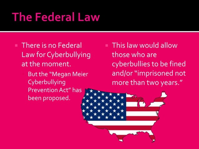 Cyberbullying and the law | PPTX | Crime & Harmful Acts to Individuals ...