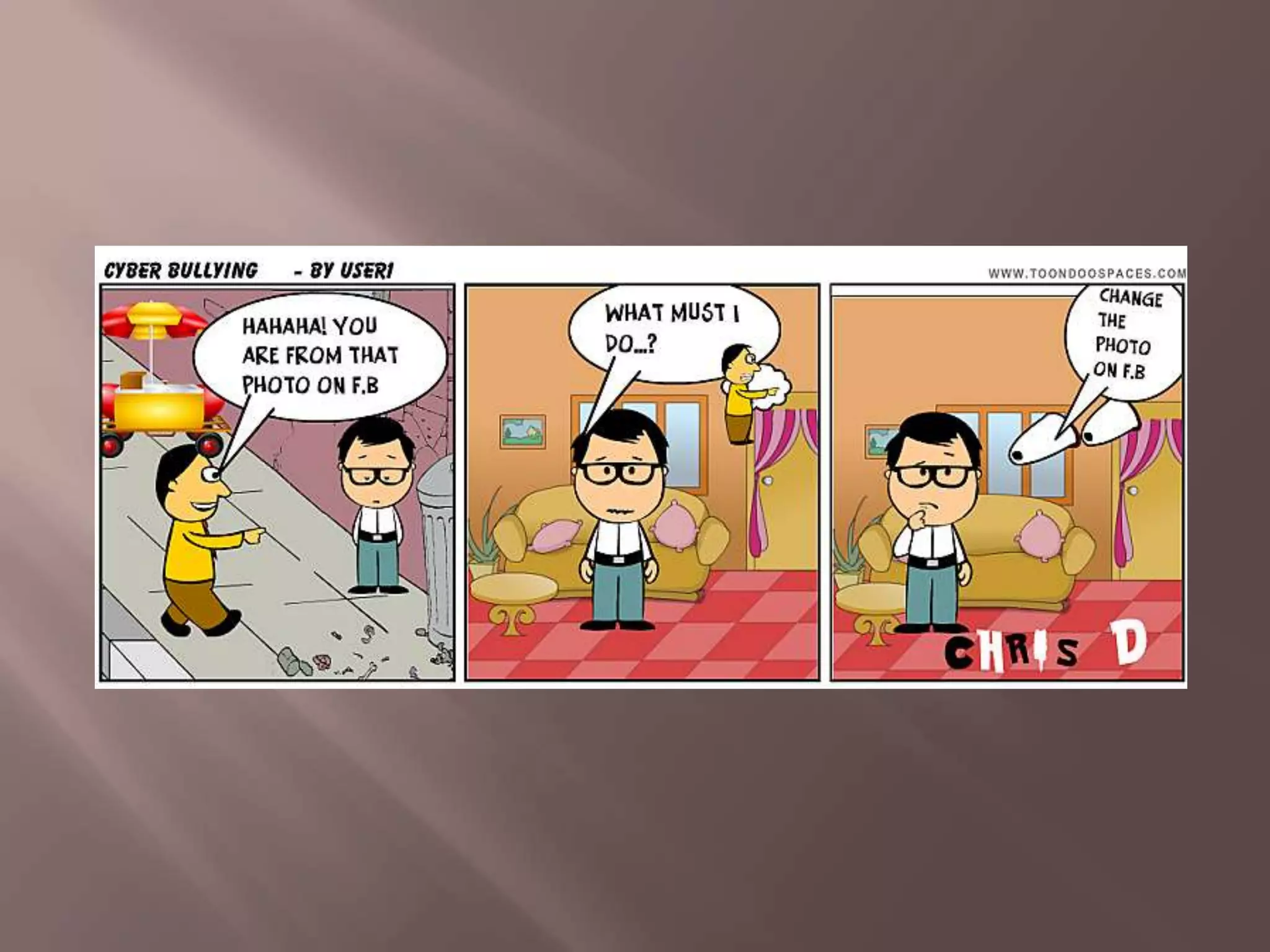 Cyber bullying comics | PPTX