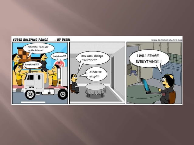 Cyber bullying comics | PPT