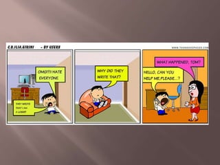 Cyber Bullying Cartoon Strip