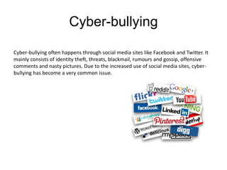 Cyberbullying and social media | PPTX