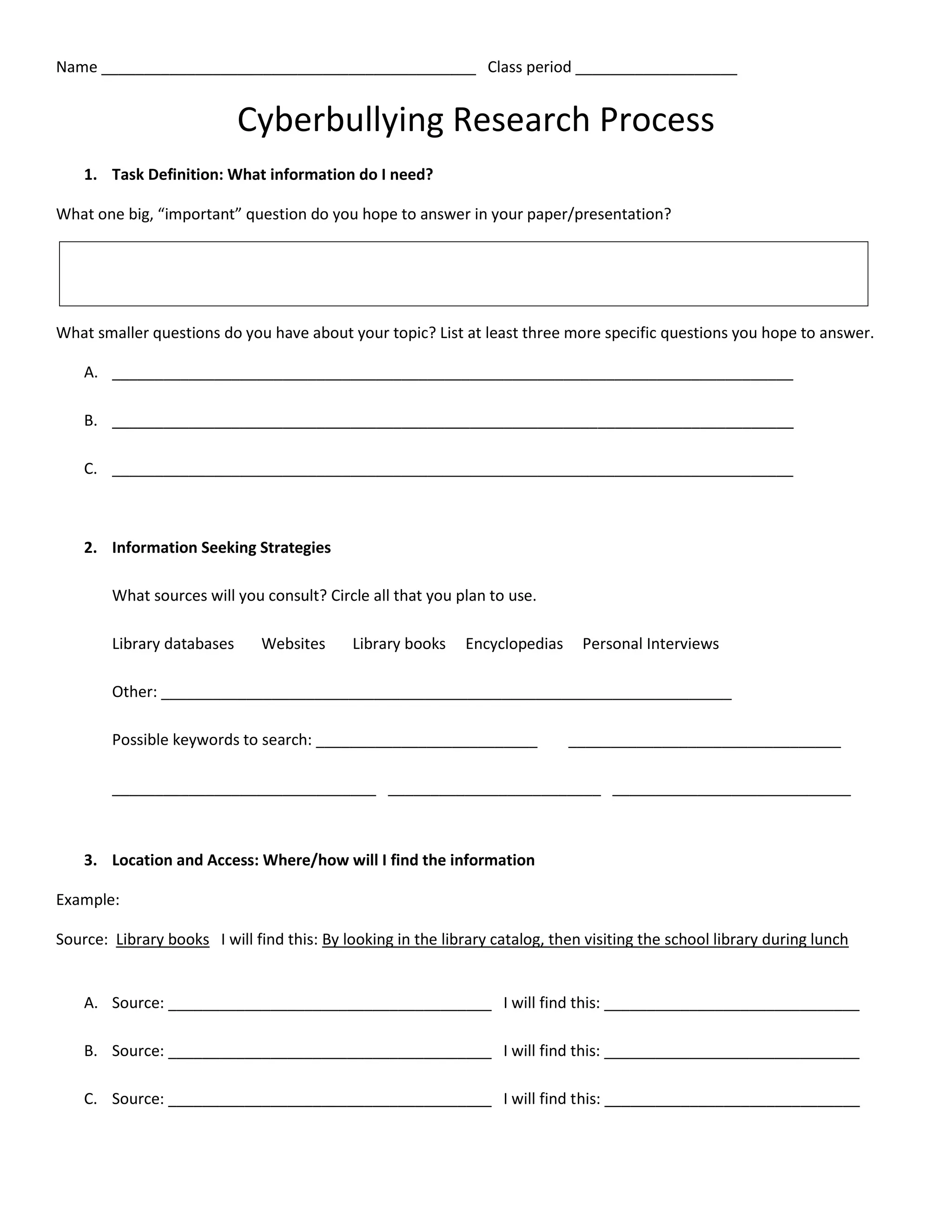 Cyberbullying note taking | PDF