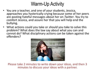 Legal PD - Cyberbullying | PPTX