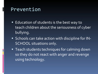 Cyber bullying powerpoint | PPT