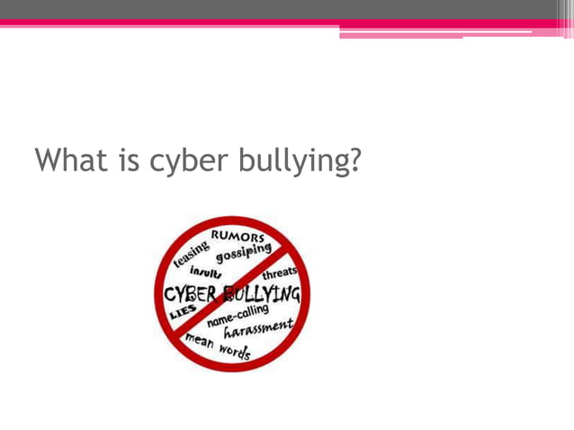 Cyber bullying powerpoint | PPT