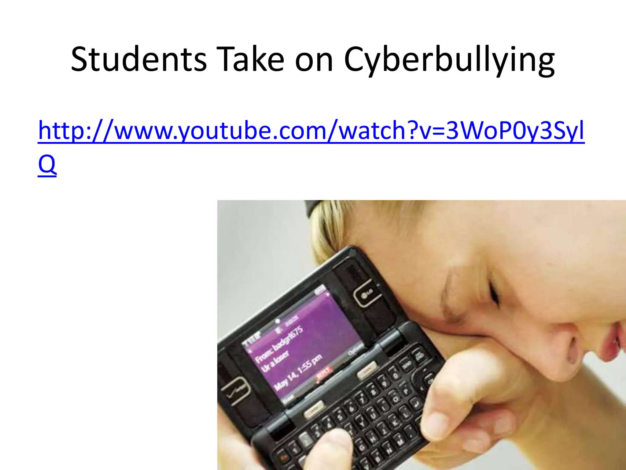 Cyberbullying powerpoint | PPTX