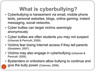 Cyberbullying in the Middle Years | PPT