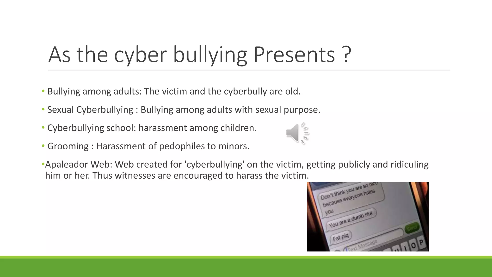 Cyber bullying presentation | POTX
