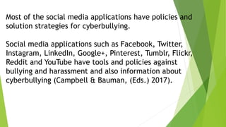 Cyberbullying presentation | PPT
