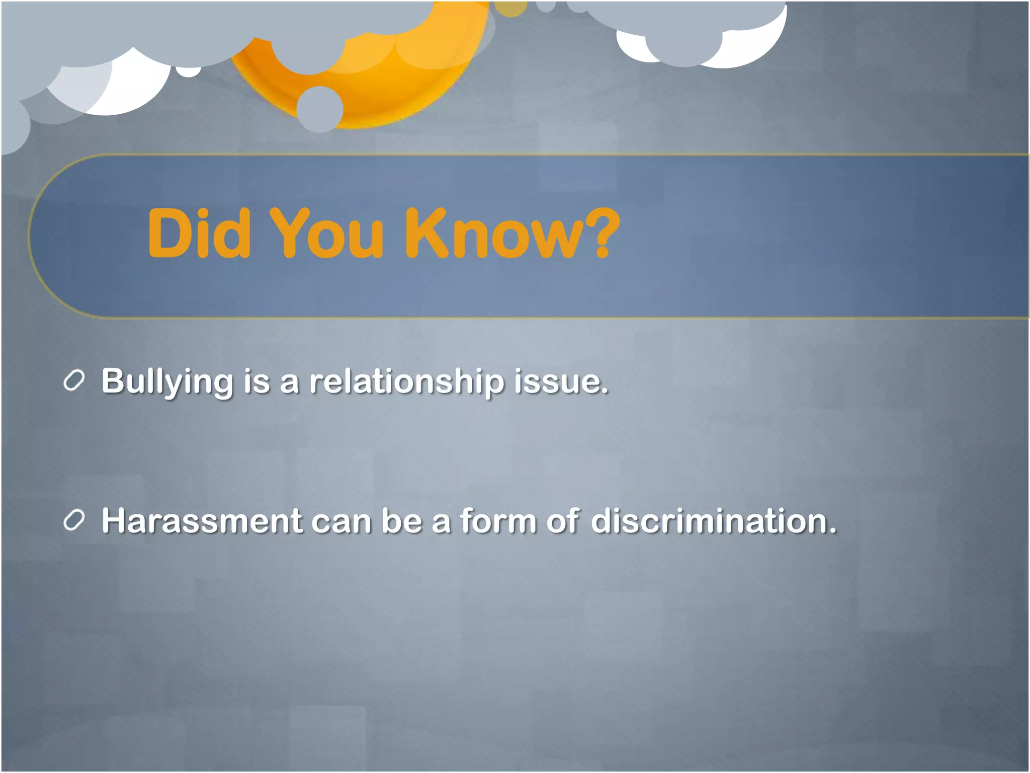 Cyber bullying presentation intro | PPTX