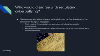 Cyberbullying presentation Xander Cole | PPTX