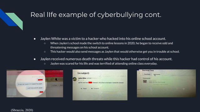 Cyberbullying presentation Xander Cole | PPTX