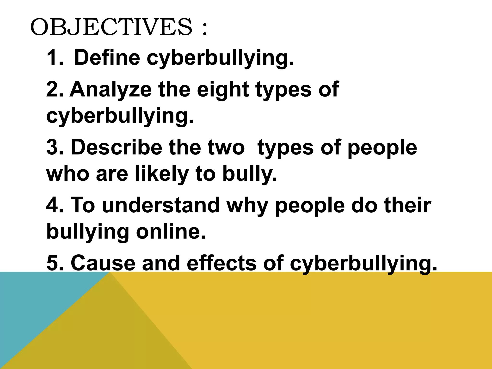 Cyberbullying presentation de jose_amigable | PPTX