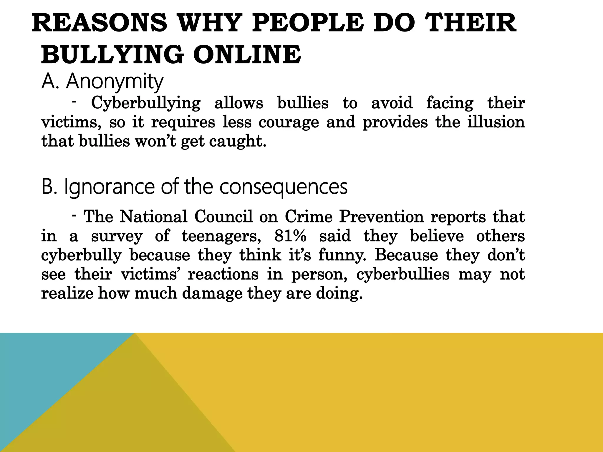 Cyberbullying presentation de jose_amigable | PPTX