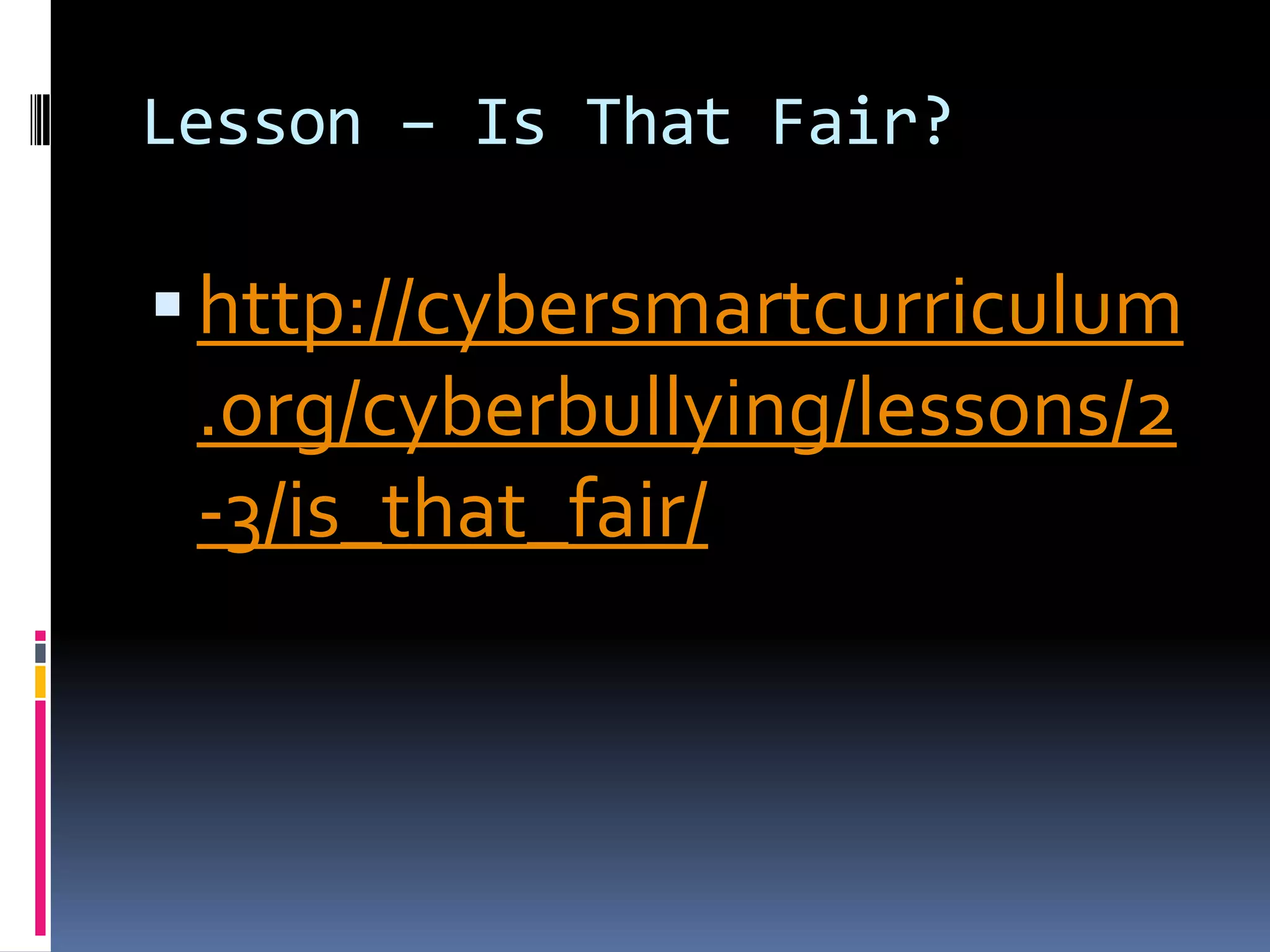 Cyberbullying prevention | PPTX