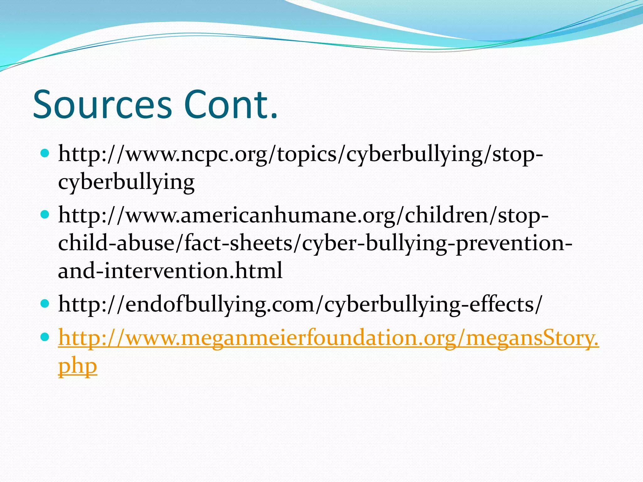 Cyber bullying slide share | PPTX
