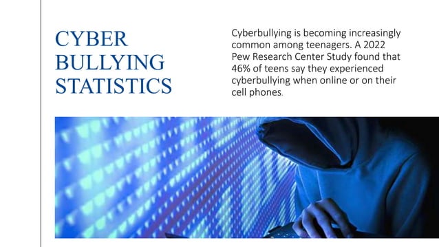 Cyberbullying includes sending, posting, or sharing negative, harmful ...