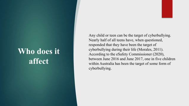 Cyberbullying visual summation | PPT