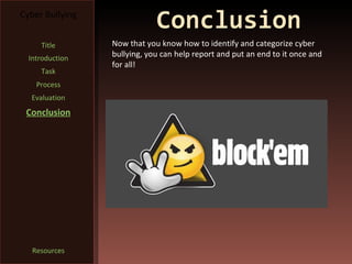 Cyber Bullying Webquest | PPT