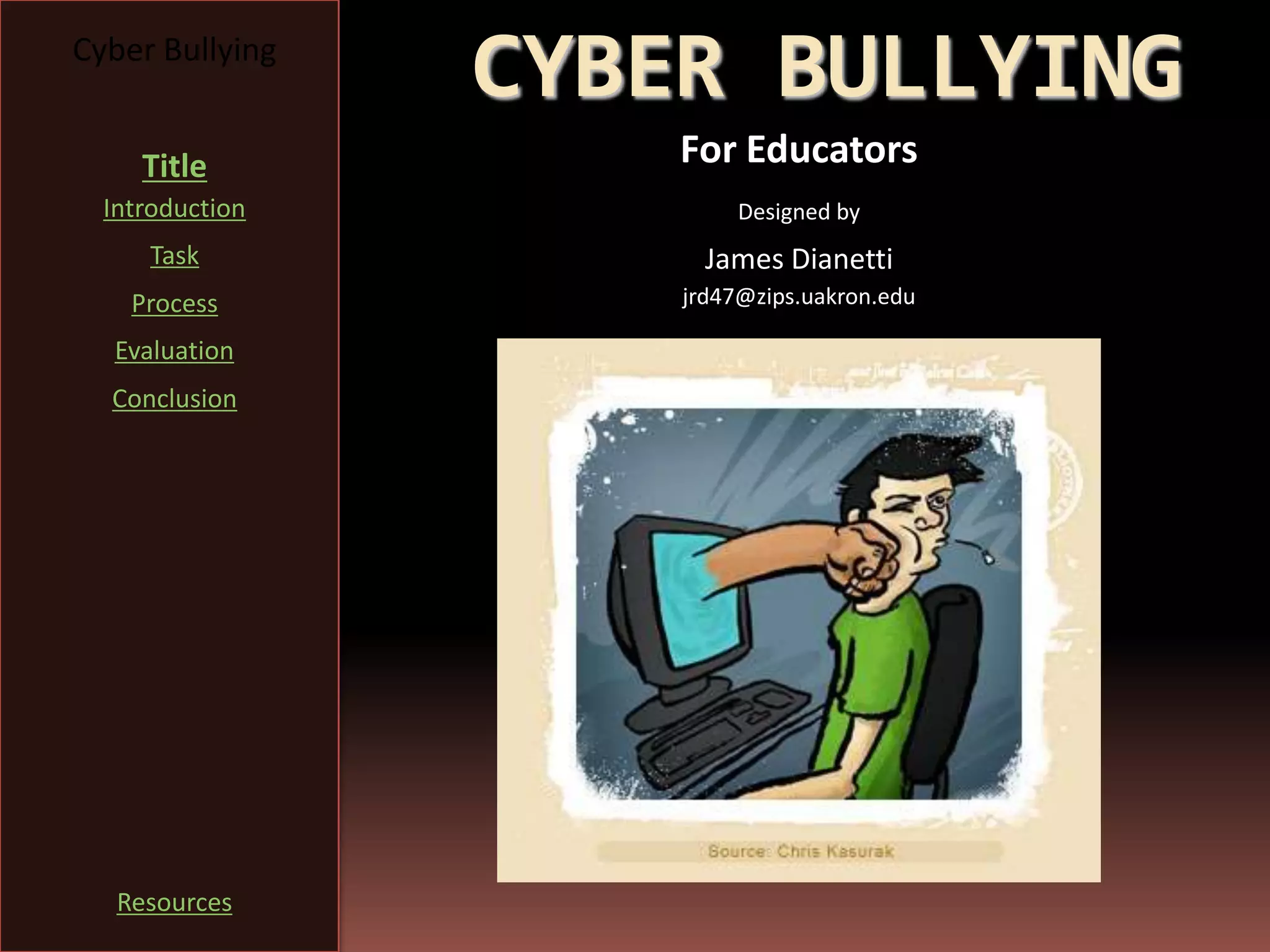 Cyber bullying webquest | PPT