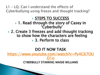 Cyberbully ppt | PPT