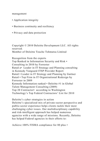 Cyber capability brochureCybersecurity Today A fresh l.docx