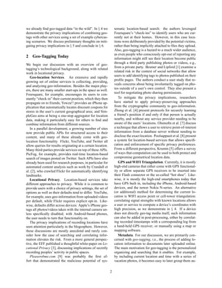 Cybercasing and privacy implications of geo tagging | PDF