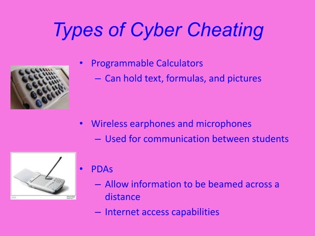 Cyber cheating2 | PPTX | Technology & Computing