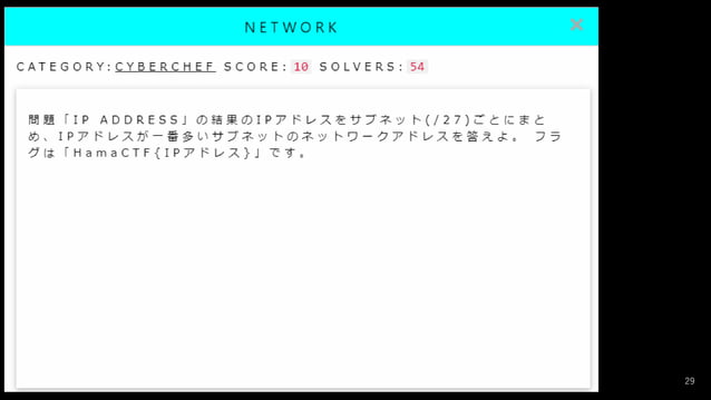 CyberChefの使い方（HamaCTF2019 WriteUp編） | PPTX | Programming Languages | Computing