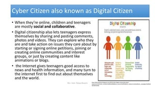 Cyber citizenship imen tekaya | PPT