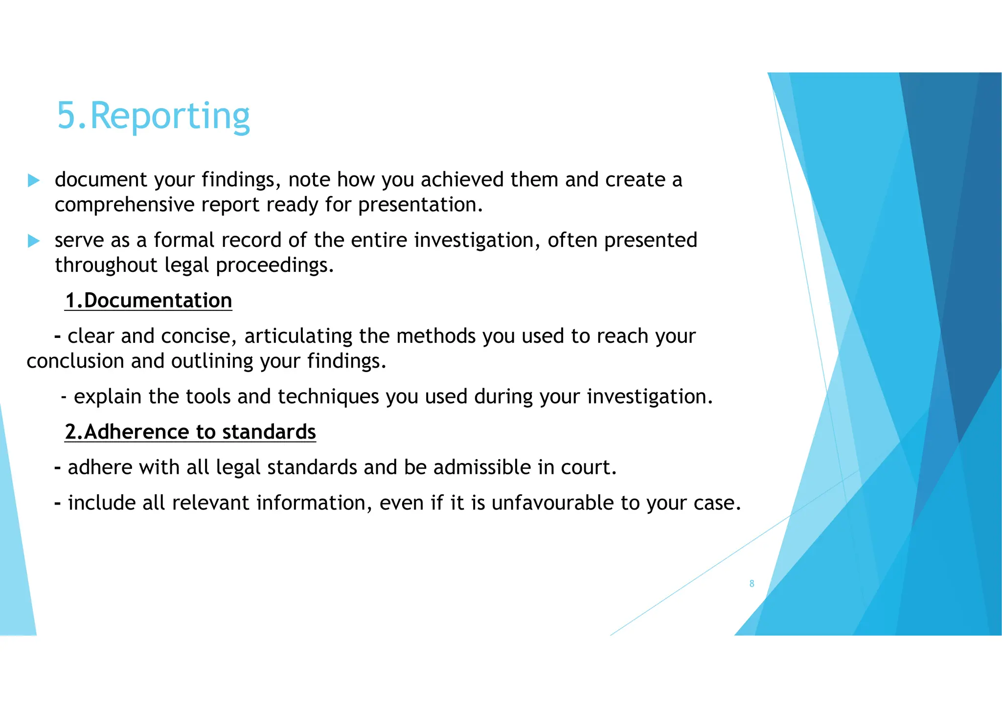 cyber_Evidence collection steps: 1. Identification 2. Preservation 3 ...