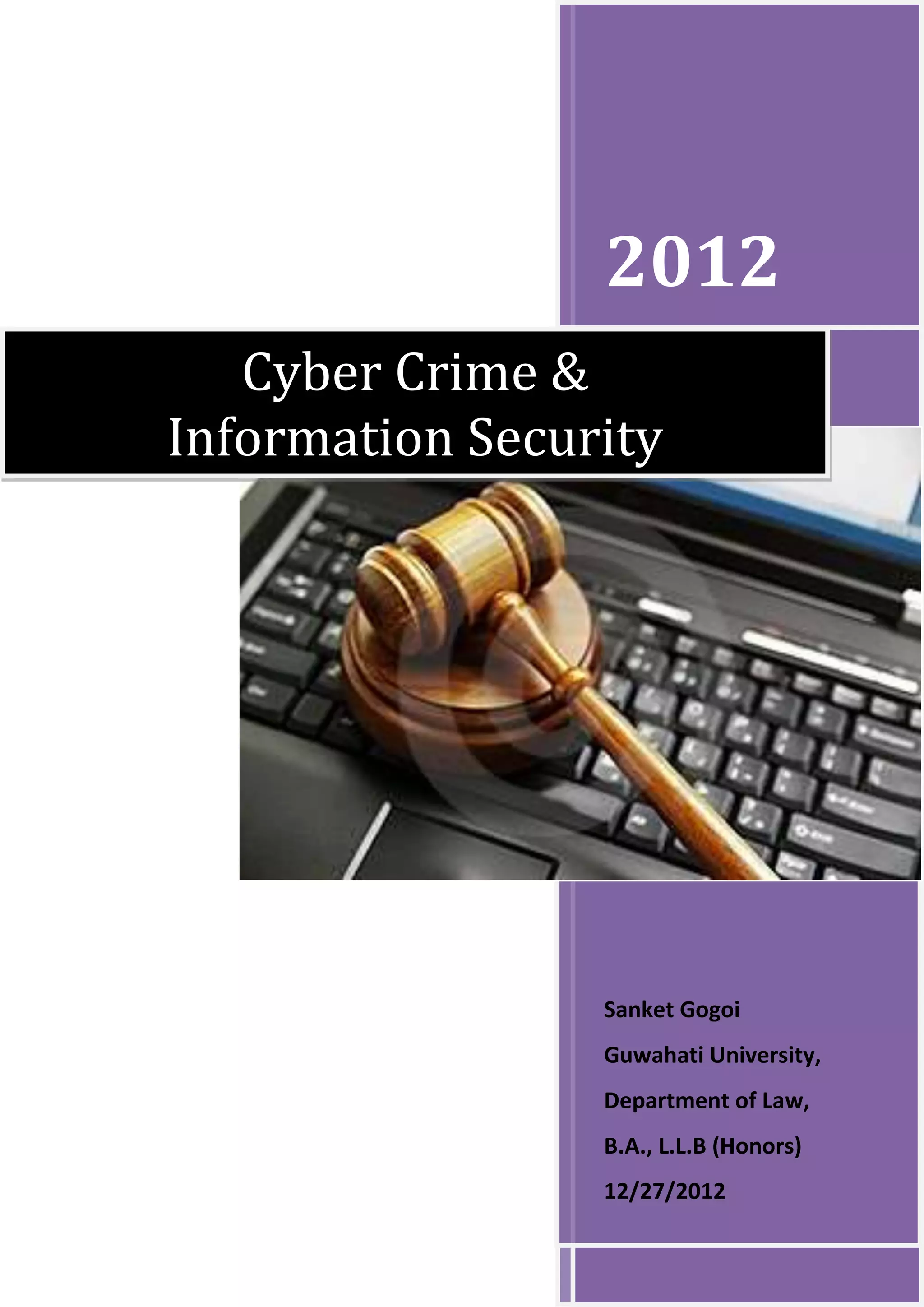 Cyber crime | PDF