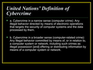 Cybercrime | PPT