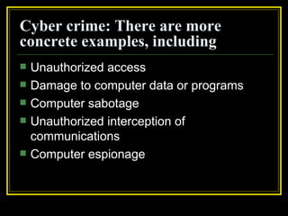 Cybercrime | PPT | Free Download