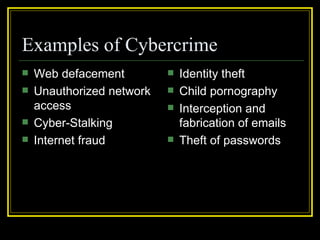Cybercrime | PPT