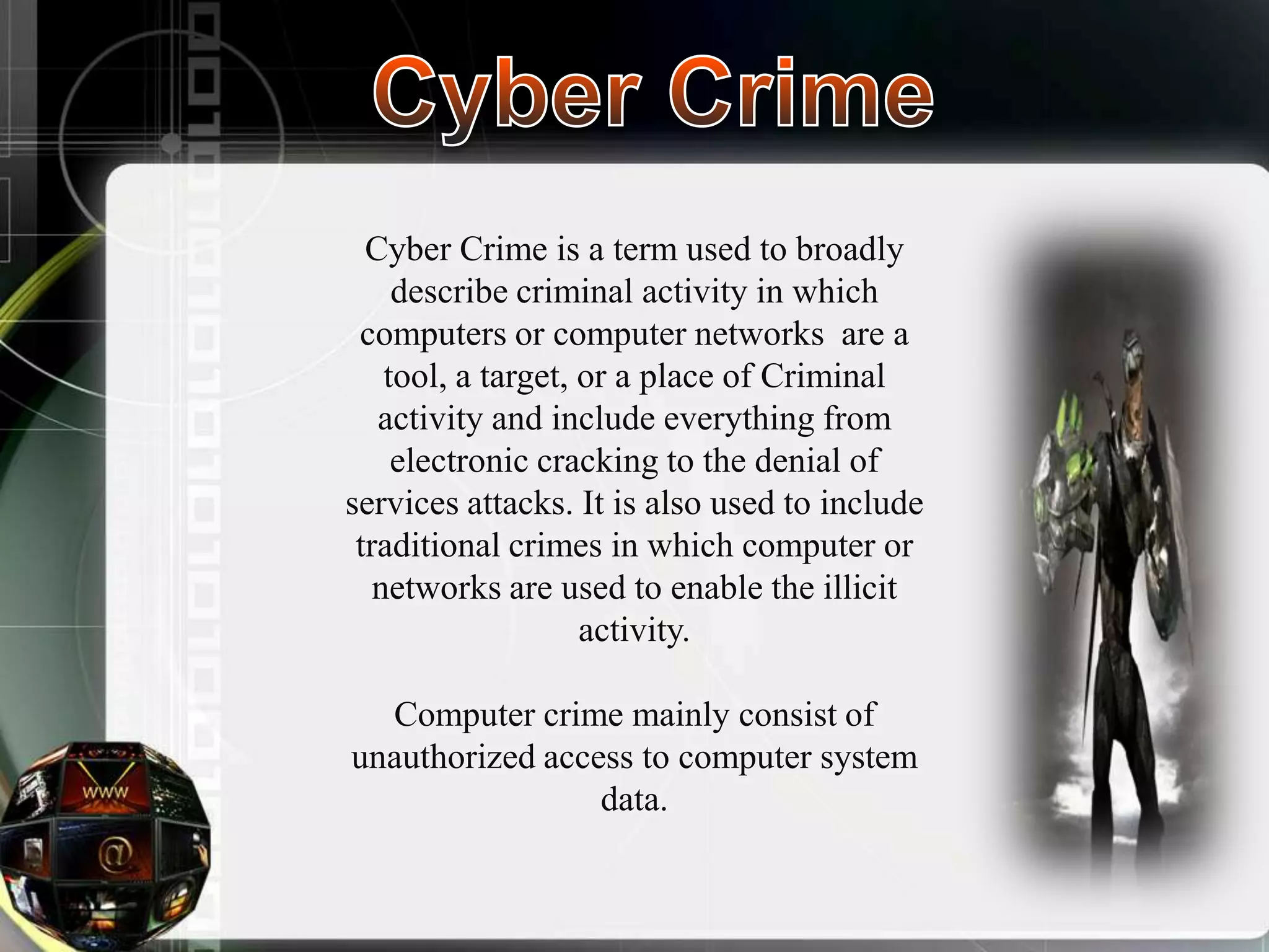 Cyber crime | PPT