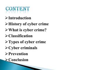 Cybercrime | PPTX