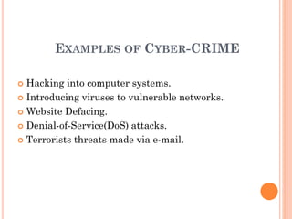Cyber crime presentation By Vaibhav Gaur | PPT