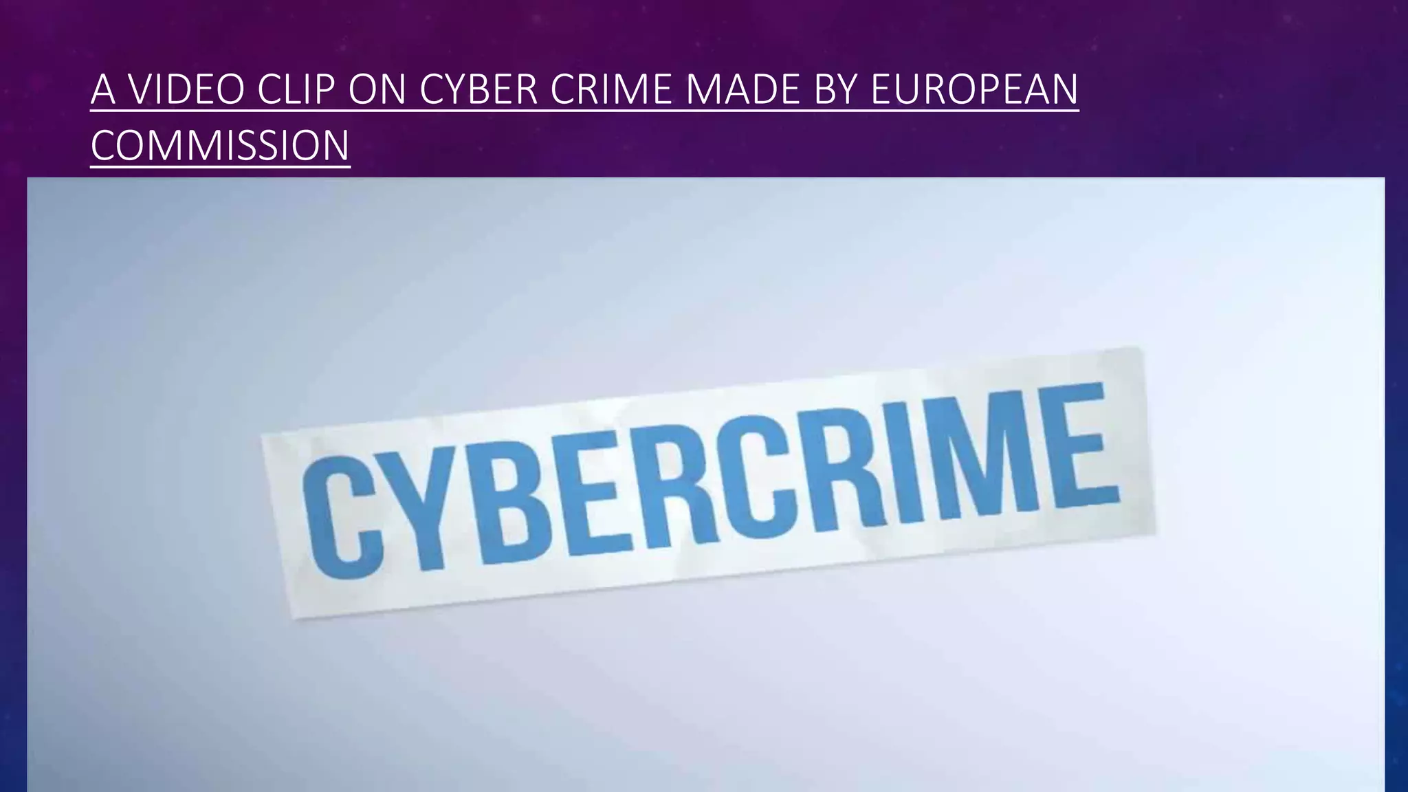 Cyber Crime - How to Prevent | PPTX