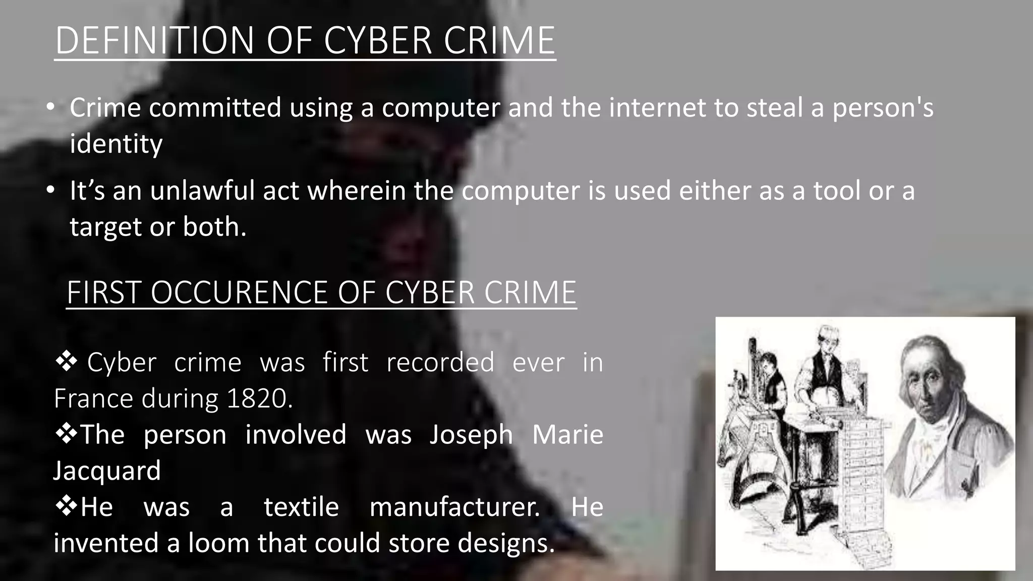 Cyber Crime - How to Prevent | PPTX