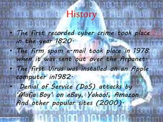 Cyber crime and Security | PPT
