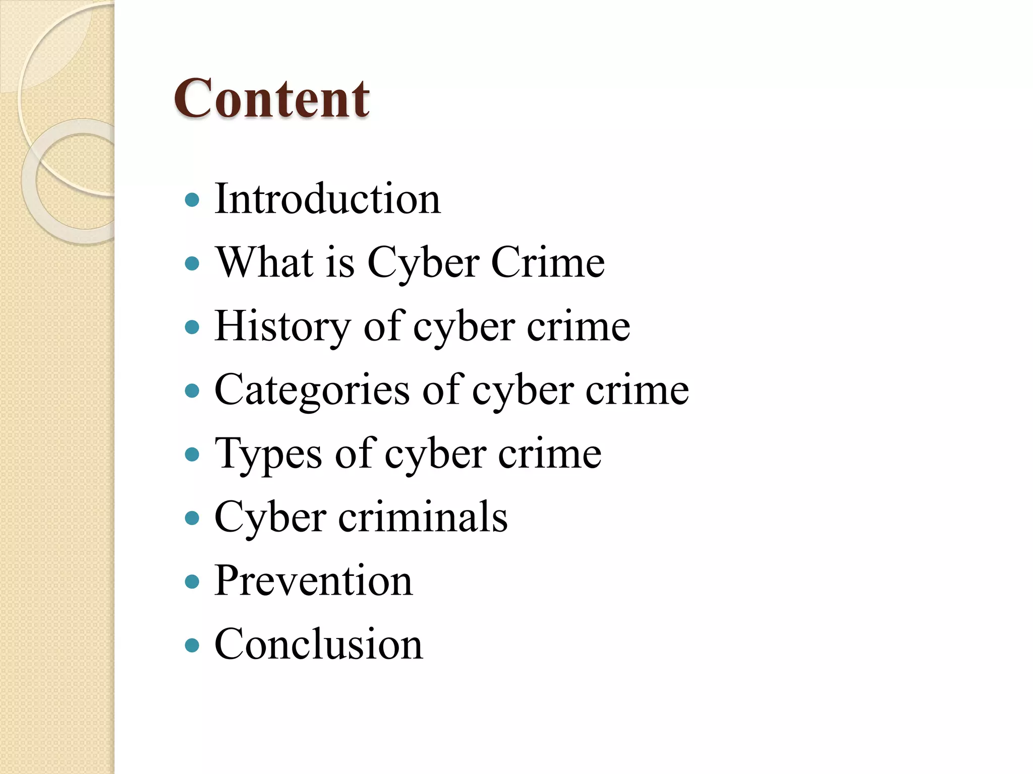 Cyber Crime | PPTX