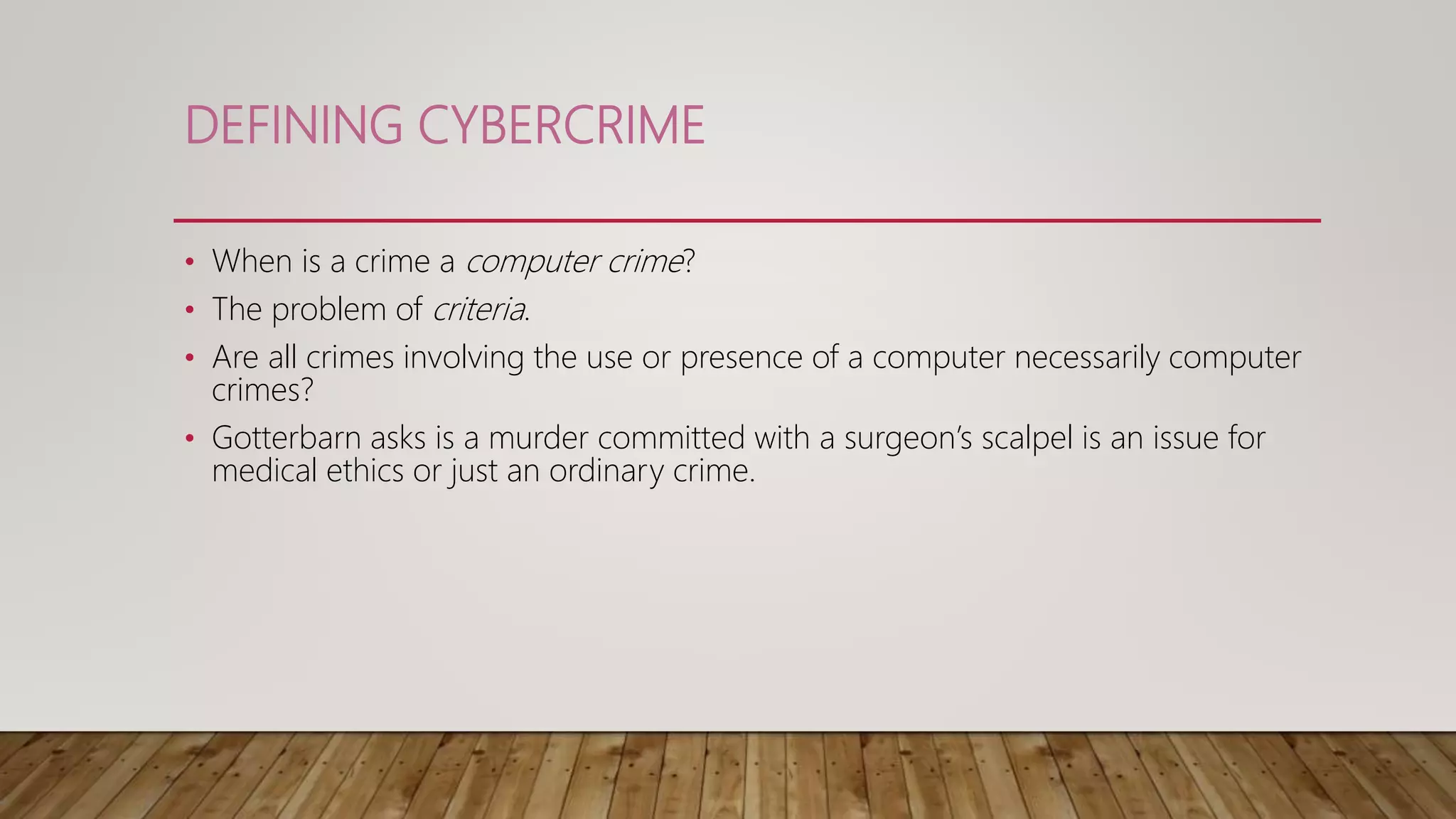 Cyber crime presentation school level | PPTX