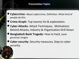 Cyber crime | PPT