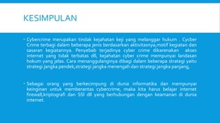 Cyber Crime | PPT