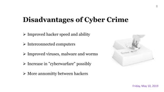 cyber crime - slideshare by jayed hossain jibon | PPT