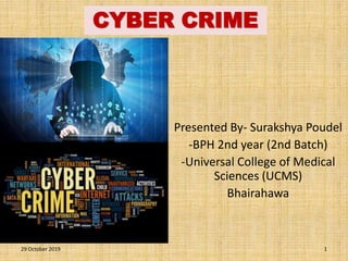 Cyber Crime Poster Presentation