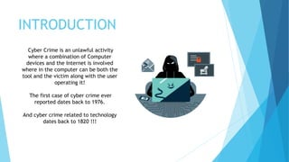 Cyber Crime and Security (Ways to protect yourself on the internet) | PPTX