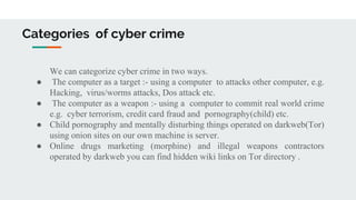 Cyber crime | PPT