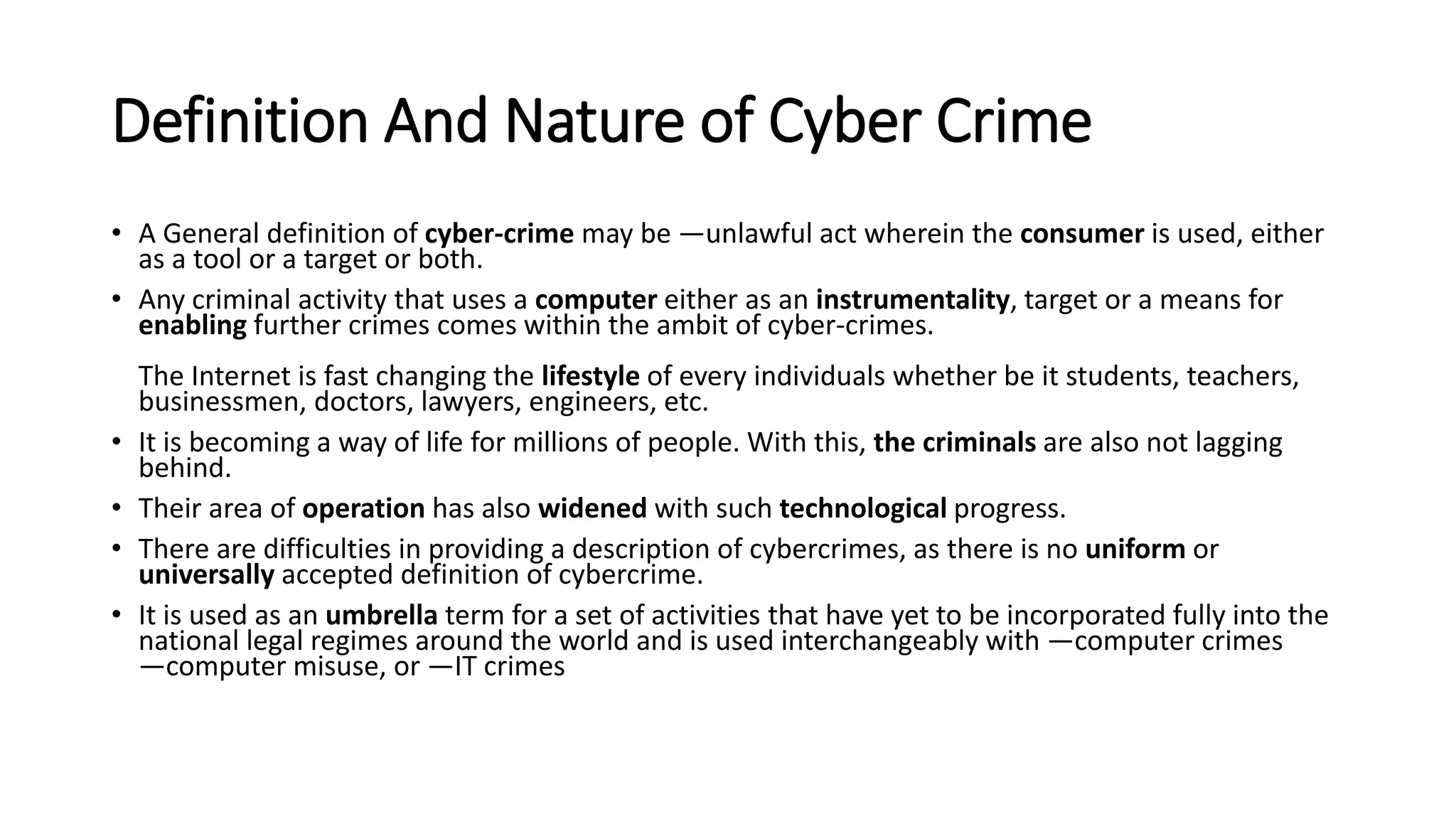 Cyber crime | PPTX